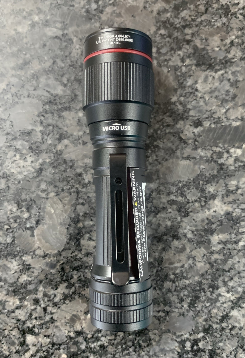 Nebo Redline Flex Rechargeable Tactical Flashlight With Flex-Power™Tec ...