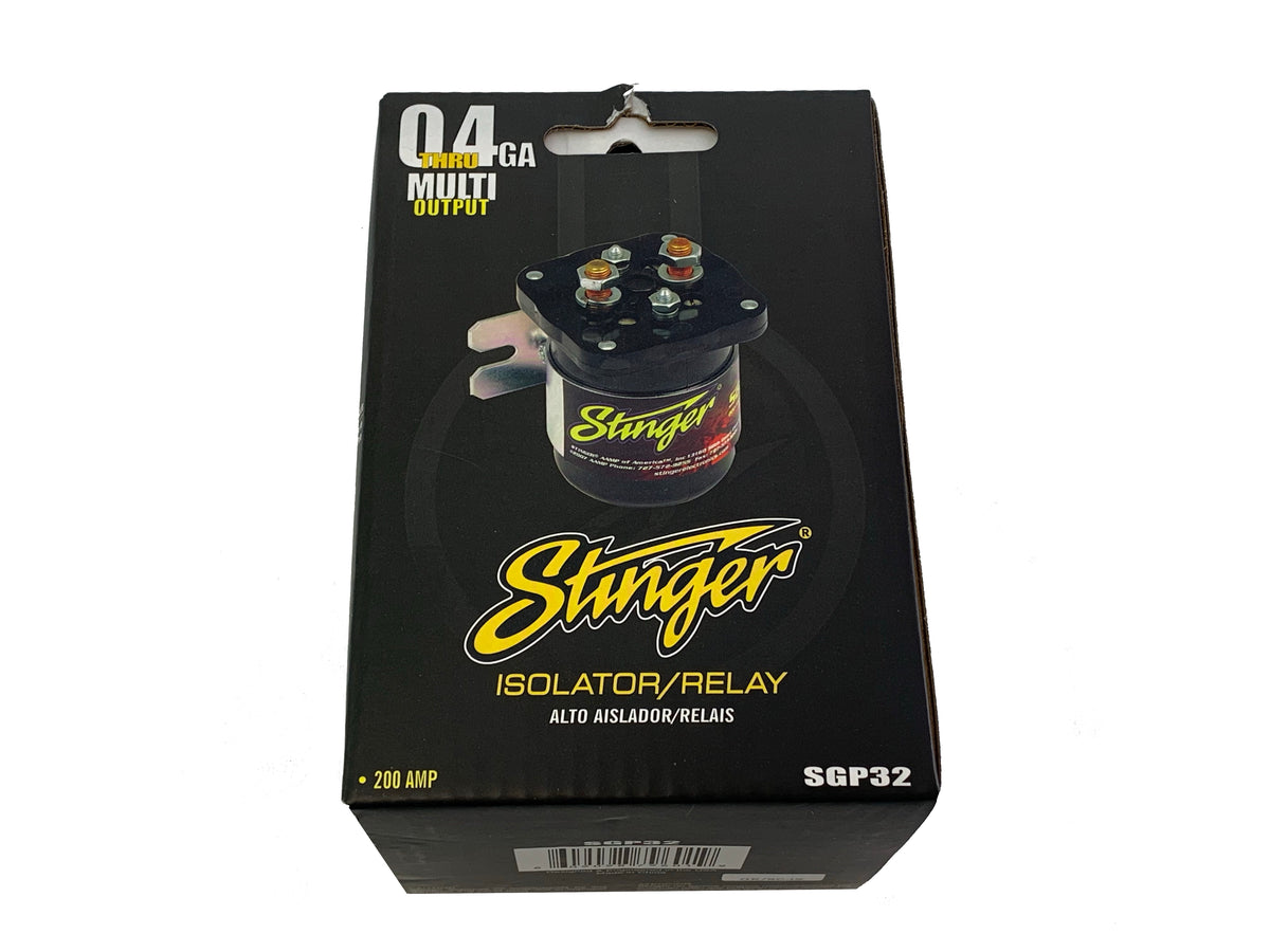 Stinger SGP32 200 Amp Battery Isolator/Relay – Custom Audio Shop