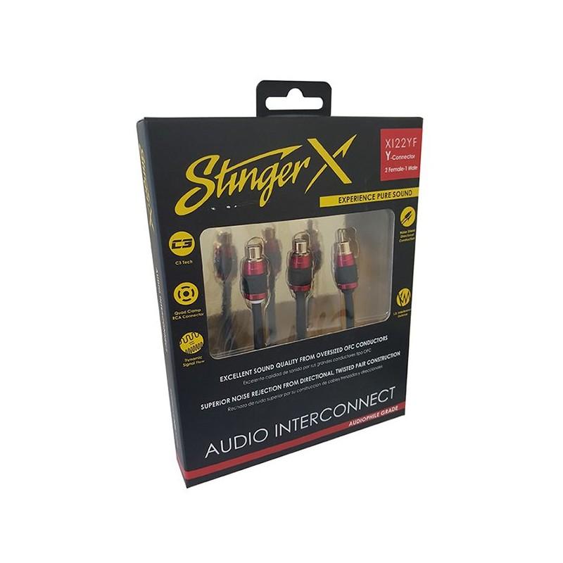 Stinger X Y-Connector 2 Female- 1 Male Audiophile Grade Audio Intercon ...